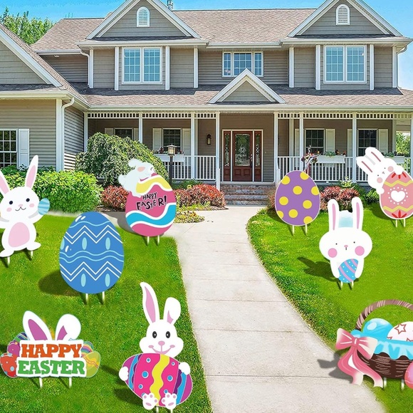 Easter | Holiday | New Easter Cardboard Cutout Yard Signs | Poshmark